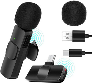 alt K8 Wireless PLUG AND PLAY MIC Type-C & Lightning Connector MIC ...