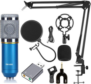 IMAGINEA BM800 Condenser Mic with USB Sound Card for Studio Recording ...