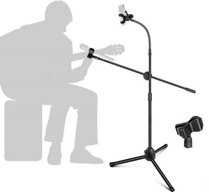 Corslet Microphone Stand with Mobile Holder Mic Stand Microphone Stand ...
