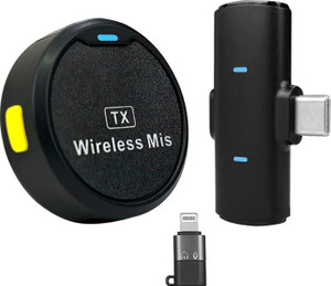 MOOZMOB Professional Grade Round Wireless Mic for Youtube and Recording ...