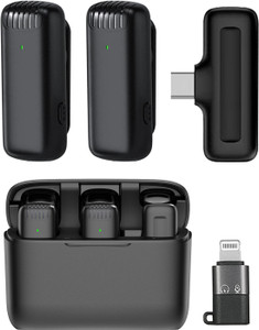 WRADER Dual Wireless Condenser Mic for Youtube Videos Studio Recording ...