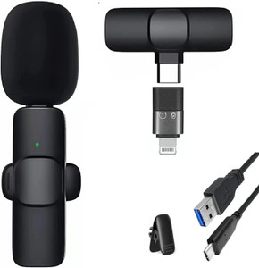 MOBIZAC Wireless Mic for Android Mobile Type C and iPhone Mic for ...