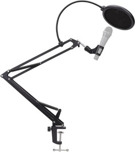 Mocking Bird Microphone Stand Scissor Boom Arm Mic Stand with Pop ...