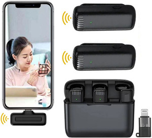 MOOZMOB Professional Grade Dual Wireless Mic for Type C Mobiles and ...