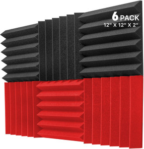 Urban Infotech 12"x12"x2" Acoustic Foam Sound Proofing For Home And ...