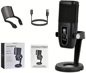 Softline Pro SP ZX-775 USB Condenser Microphone for Recording Streaming ...