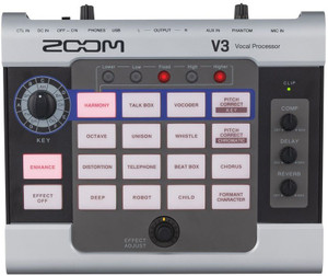 ZOOM V3 VOCAL PROCESSOR 16 Creative Voice Effects Vocal Processor Price ...