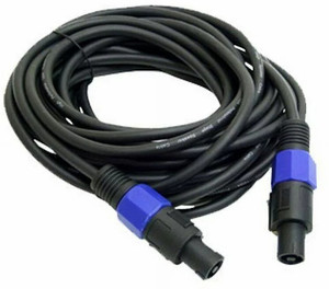 soundcraft Speakon 25 ft Cables, Professional 12 Gauge AWG Audio Cord ...