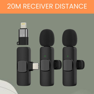 Clairbell K9 Dual (Wireless Microphone) With Bluetooth Mic & Plug for ...