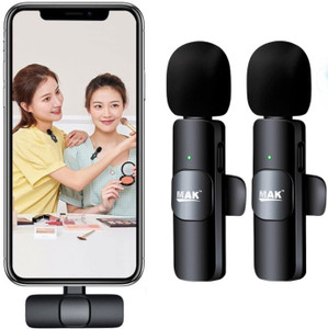 MAK M9 Dual Smart Noise Cancellation Wireless Mic for and Android ...