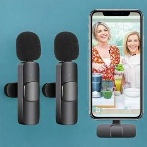 Nilesawar A107 K9 wireless Mic play n plug support iPhone/Android live ...