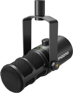 MAONO PD400X Dynamic Mic USB/XLR Podcast PC Mic with Software, Tap-to ...