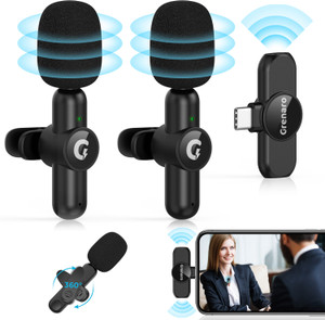 Grenaro Mic for YouTube, Wireless Microphone for Video Recording ...