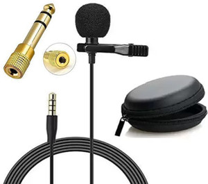 Red Champion Pro Collar Mic for YouTube Lavalier Mic for Record 3.5mm ...