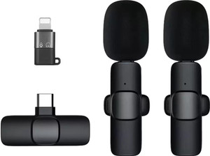 Veemak K9 Mic for Video Recording Vlog Mic for Type C Mobile Wireless ...