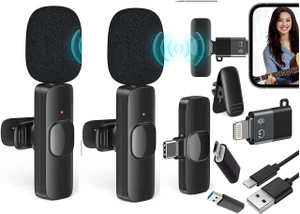 Hardbuzz K9 Wireless Plug and Play Type C Caller Mic Supported Android ...