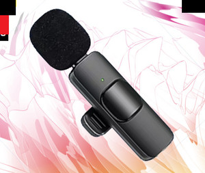 Bymaya U1154_K8 ADVANCED VLOGGING WIRELESS MIC BLACK (PACK OF 1 ...