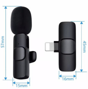 GUGGU ZE-K9 Wireless Lapel Microphone K9 USB C Cordless Clip On Mic ...