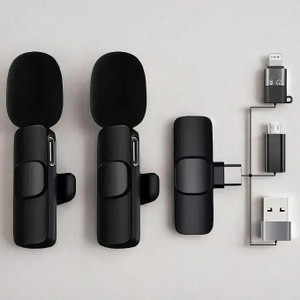 Shamsa A723 K9 Dual Wireless Mic Noise Cancellation for All iPhone And ...