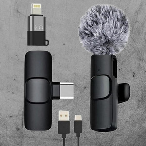 MOBONE Best Furry K8 Mic Wireless Lavalier Mic With Noise Canceling ...