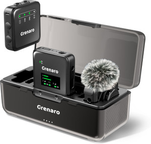 Grenaro Wireless Mic for YouTuber, 3 in 1 Mike for Vlogging, Plug ...