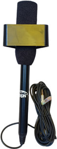 WON Boom Mic Journalist Reporting 11 inch black triangle flag Mobile ...