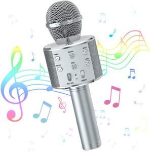 Acesquare Portable Bluetooth Karaoke Mic with Speaker and Advance ...