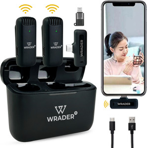 MOBIZAC Wireless Collar Mic with Charging Case for Vlogging, Reel ...