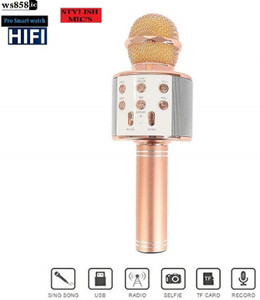 Bashaam S993 PLUS WS858WIRLESS Handheld MIC& SPEAKER COLOR MAY VARY ...