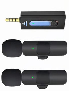 WRADER K35 Wireless Collar Mic for Youtube for Android Mobiles 3.5mm ...