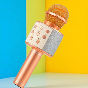 Sagaft X74 Professional Karaoke Wireless Microphone with Echo & LED ...