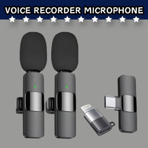 GUGGU K9 Dual (Wireless Microphone)Plug & Bluetooth Collar Mic for ...