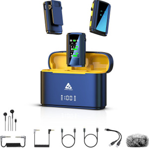 Audio Array AM-W21 Wireless Microphone Kit | Built in Recording, Noise ...