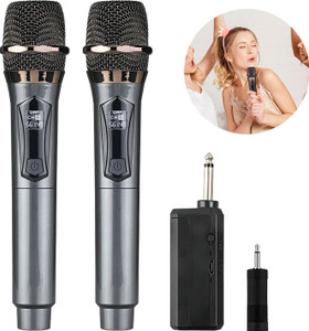 MOOZMOB Wireless Handheld UHF Microphones System for Singers Singing ...
