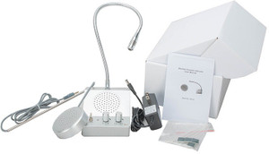 SESTRANGER 2 Way Microphone with Speaker for Counter Communication 3A ...