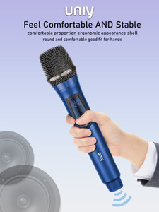 UNIY UY15 VHF Wireless Mic inbuilt Rechargeable Battery for Stage ...