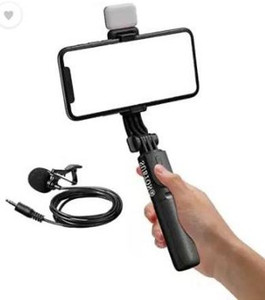 cogear black @normal mic with selfie stick Microphone - cogear ...