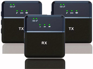 THE MOBILE POINT SX9 Wireless Mic for PC/iOs,Android & Camera ,Double ...