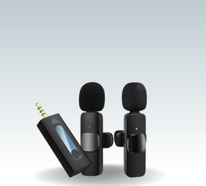YAROH K35 3.5mm Aux Dual Receivers With Wireless Collar Mic For YouTube ...
