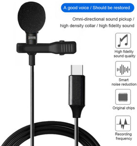 MOBIZAC Professional Grade Collar Mic for Type C Mobiles Mic for ...