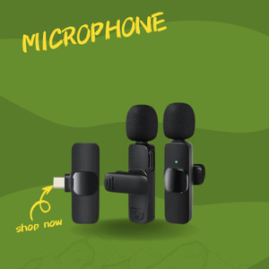 FRONY Mic for Youtube Vlogging,Recording,TypeC/iOS Supported Bluetooth ...