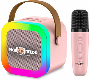 Pick Ur Needs 4 Multiple Voice Mike With Bluetooth Speaker RGB Disco ...