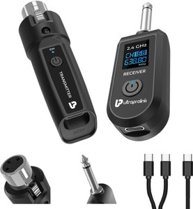 Ultraprolink 2.4GHz Wireless Transmitter & Receiver|Convert Wired mics ...