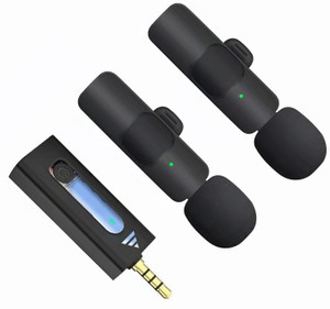 WRADER K35 Dual User 3.5mm Wireless Collar Mic for Mobiles Camera ...