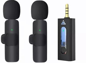 blue seed Wireless Microphone for Android Mobiles & iOS Phone Dual User ...