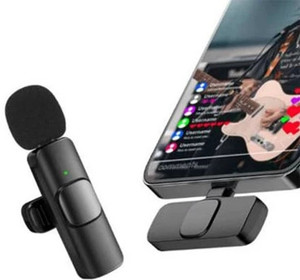 SHOP EXCITING Collar Mic K8 Wireless For Type C Android Device Mic With ...