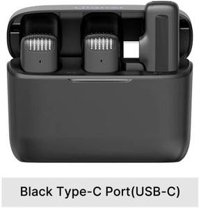 blue seed Wireless Microphone with Digital Display Charging Case, Noise ...