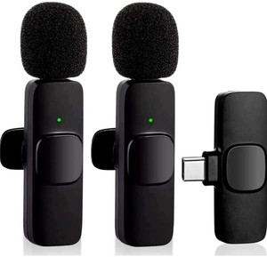THE MOBILE POINT Professional Wireless Dual Collar mic for Type-C,No ...