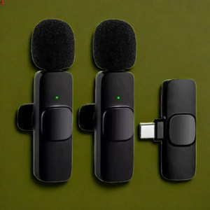 Sagaft A375 K9 Dual Wireless Mic Noise Cancellation for All iPhone And ...