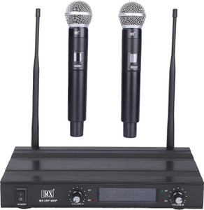 MX UHF Wireless Microphone System XLR Handheld Omnidirectional With LED ...